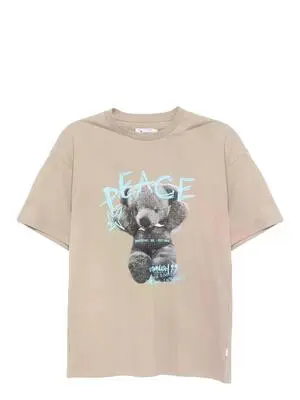 Izzue Graphic-print T-shirt - Neutrals