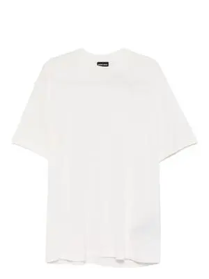 Giorgio Armani Ribbed-knit T-shirt - White
