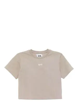 Izzue Embroidered T-shirt - Neutrals