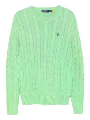 Polo Ralph Lauren Logo Embroidered Sweater - Green