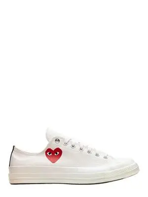 COMME DES GARÇONS PLAY X CONVERSE Chuck 70 Sneakers - White