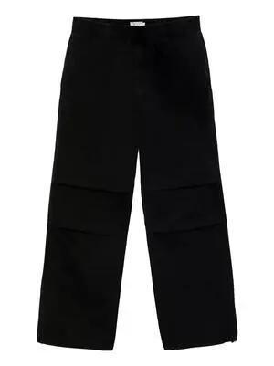 Izzue Logo-embroidered Trousers - Black