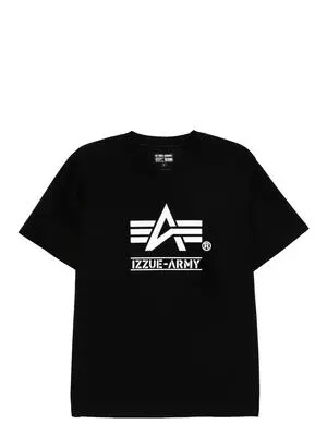 Izzue Logo-print T-shirt - Black