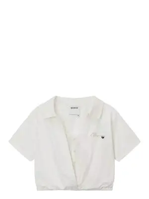 MUSIUM DIV. Logo-embroidered Shirt - White
