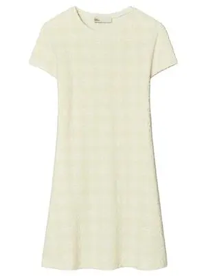 Tory Burch Terry Jacquard Logo Shirtdress - New Ivory