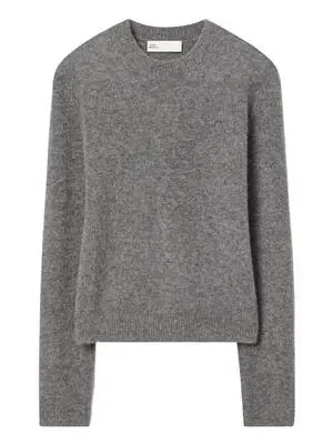 Tory Burch Cashmere Silk Sweater - Gray