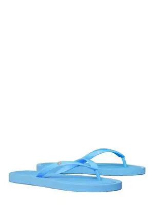 Tory Burch Kira Padded Flip-Flop Cave Blue/silver