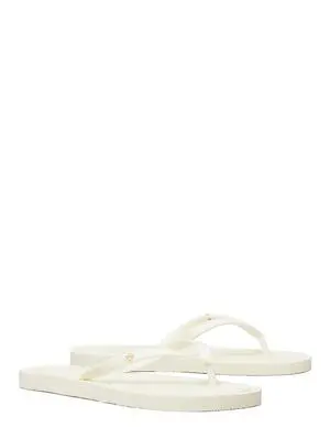 Tory Burch Kira Padded Flip-Flop New Ivory/gold
