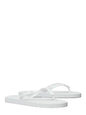 Tory Burch Kira Padded Flip-Flop Optic White/optic White