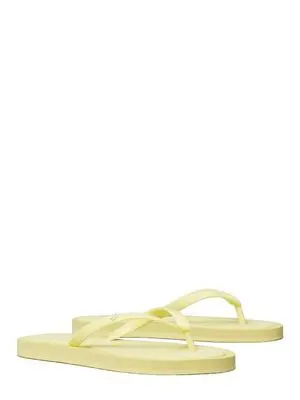 Tory Burch Kira Padded Flip-flop - Soft Yellow/soft Yellow