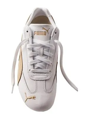 PUMA Leather Speedcat Sneakers - Puma White/toasted Almond