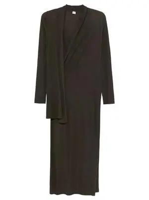 TOTEME TOTEME Overlapped Jersey Dress Green