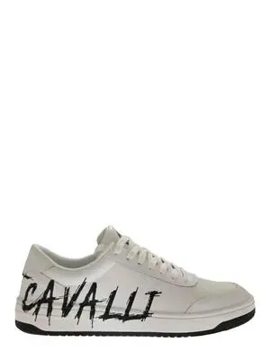 Just Cavalli Logo Sneakers - White