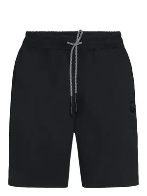 PLEIN SPORT Technical Loose-fit Shorts - Black