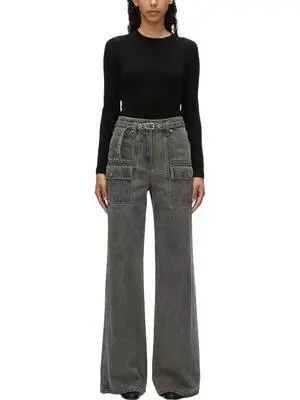 3.1 Phillip Lim Wide-leg Jeans - Grey