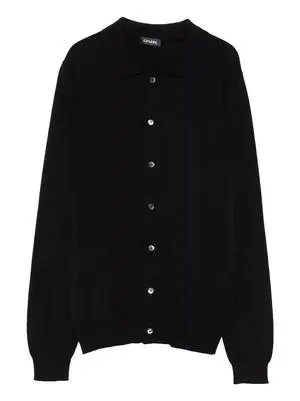 CENERE GB Knitted Shirt - Black