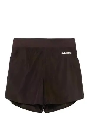 JIL SANDER Logo-print Track Shorts - Brown