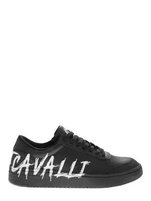 Just Cavalli Logo-print Sneakers - Black