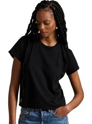 Ralph Lauren Classic Shrunken Fit Jersey Tee - Polo Black