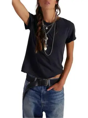 Free People Free People Nova T-shirt Black