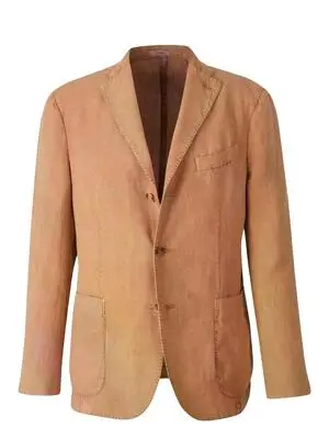 Boglioli Linen Blazer - Orange
