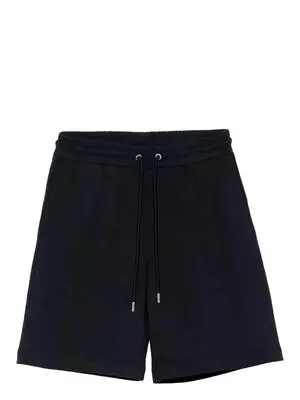 Moncler Logo-patch Shorts - Blue
