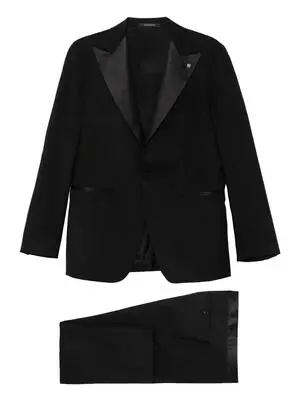 Tagliatore Virgin-wool Suit - Black
