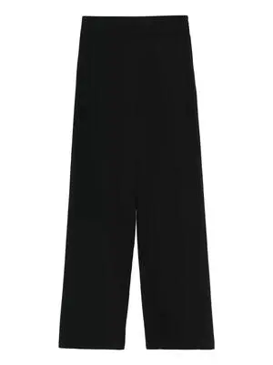 Patrizia Pepe Wide-leg Trousers - Black