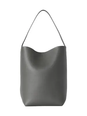 THE ROW Large Park Leather Tote - Grey