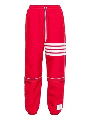 Thom Browne Mid-rise Ripstop Track Pants - Red