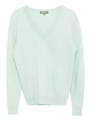 N.peal Phoebe V-neck Jumper - Green
