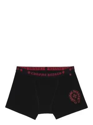 Chrome Hearts Short Boxer Brief - Black/red
