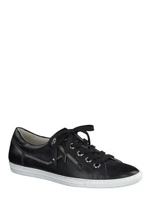 Paul Green Addie Leather Sneakers Black Leather