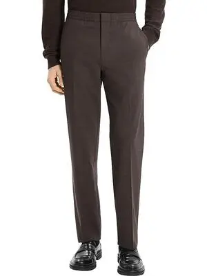 Theory Curtis Drawstring Pant Brownwood Melange