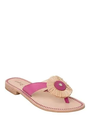Jack Rogers Cay Thong Sandals Fucshia Pink