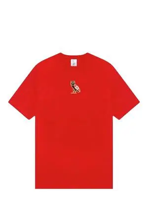 OVO Canada Flag Classic Owl T-shirt - Red