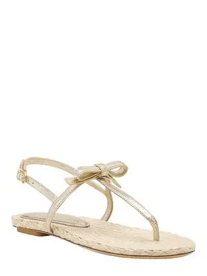 STUART WEITZMAN Felicity Espadrille Sandals - Light Gold