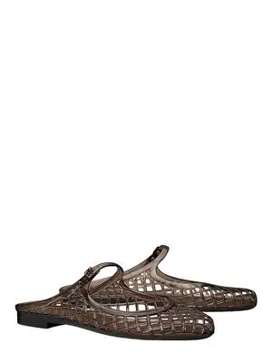 Tory Burch Mellow Mary Jane Jelly Flats - Cocoa