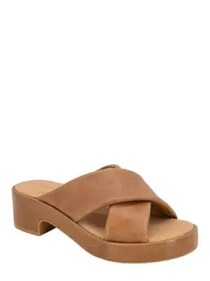 KENNETH COLE River Sandals - Luggage Leather