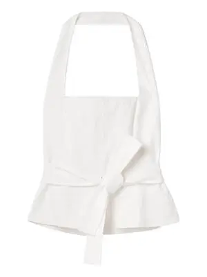 Cult Gaia Anita Halterneck Top - Neutrals