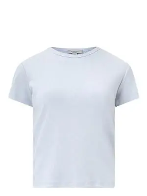 ALLSAINTS AllSaints Stevie Slim-Fit Cotton-Jersey T-Shirt Barely Blue