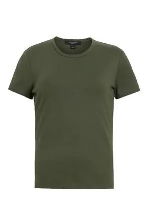 ALLSAINTS AllSaints Stevie Slim-Fit Cotton-Jersey T-Shirt Grape Leaf Gre