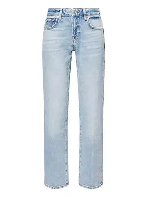 7 For All Mankind Calie Straight-leg Low-rise Denim Jeans - Ode To