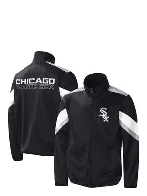 G-III SPORTS BY CARL BANKS Chicago White Sox Earned Run Full-zip Jacket - Black