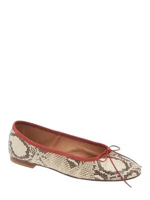 MANSUR GAVRIEL Mansur Gavriel Ballet Flat Roccia/pomodoro