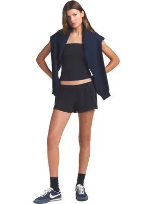 SKIMS Cotton Jersey Loose Short - Soot