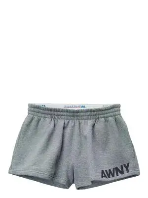 Alexander Wang Logo-print Shorts - Grey