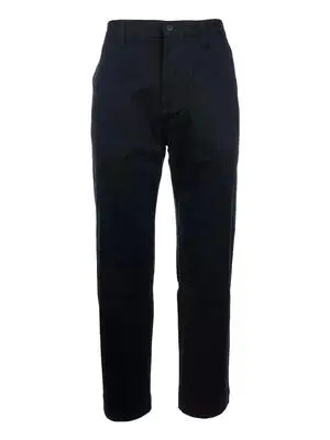 Hugo Logo Label-detail Trousers - Black