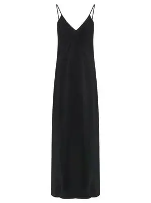 MAISON MARGIELA Silk Maxi Dress - Black