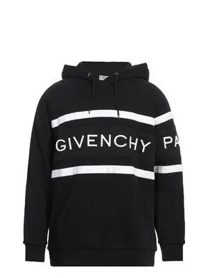Givenchy Cotton-Blend Logo Hoodie Black